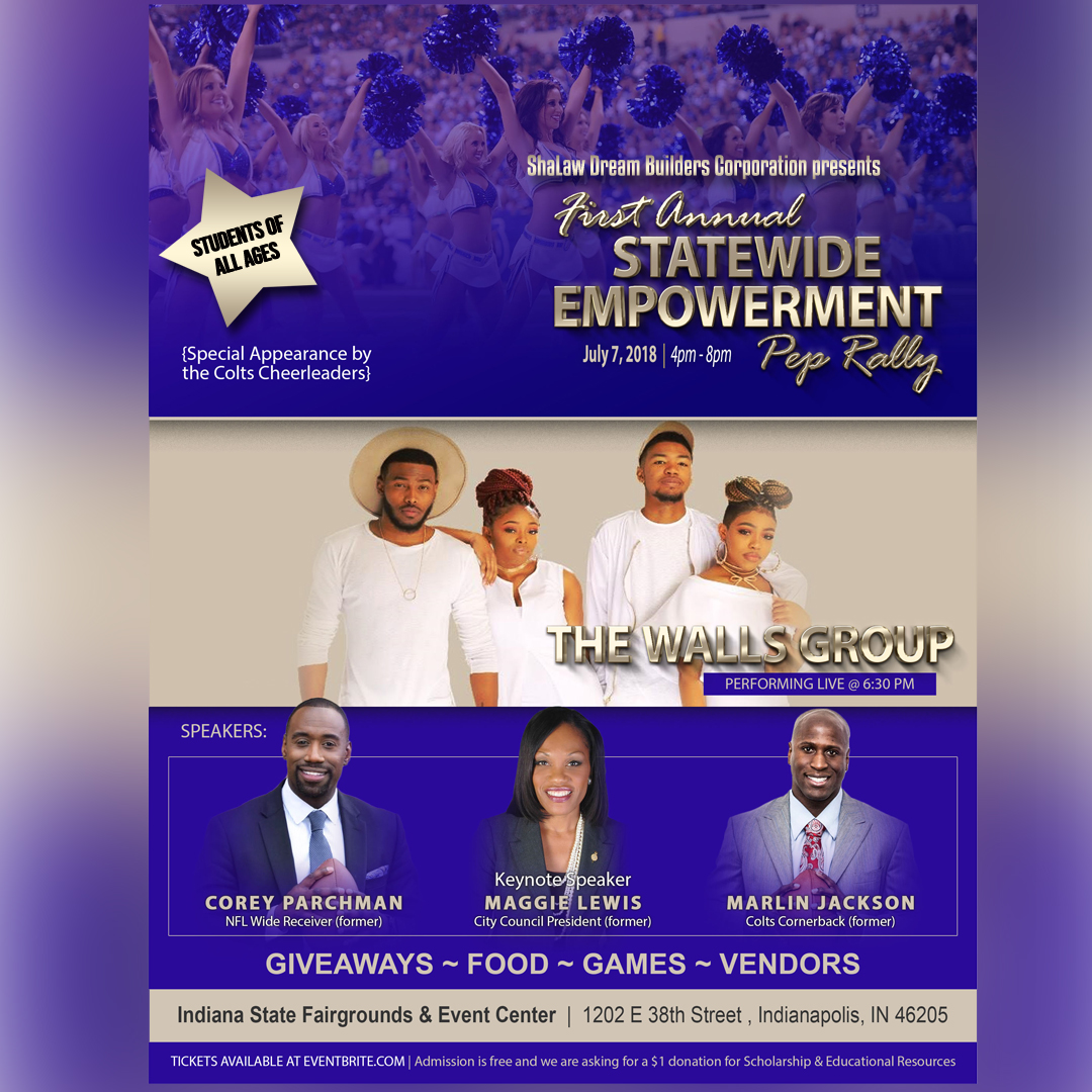 Statewide Empowerment Pep Rally – ShaLaw Dream Builders